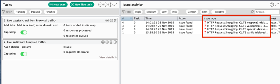 Testing Servers for Vulnerability to HTTP Desync Request Smuggling Attacks