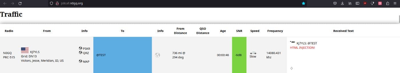 Attacks Over The Air - Phreaking HTML Injection